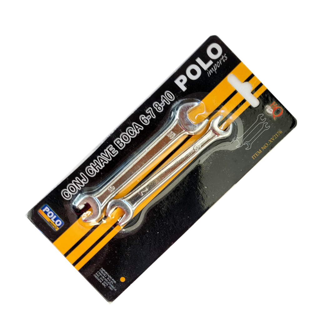 Kits com Jogo chave de Boca FIXA 6 -7 e 8 -10 em Aço | Shopee Brasil
