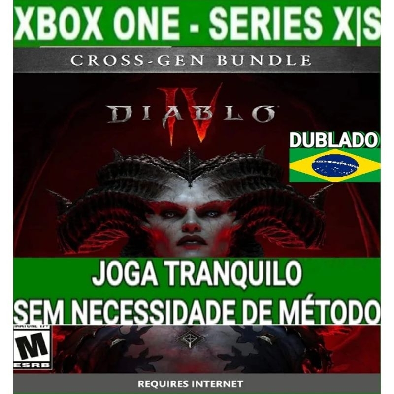 Diablo 4 Xbox One Xbox Series X|S Usar Livre de Métodos | Shopee Brasil