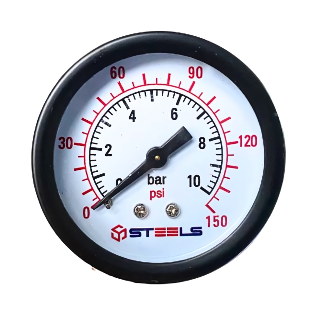 Manômetro Horizontal Para Ar 150 PSI Caixa 50 Mm Rosca 1/4 Npt | Shopee ...