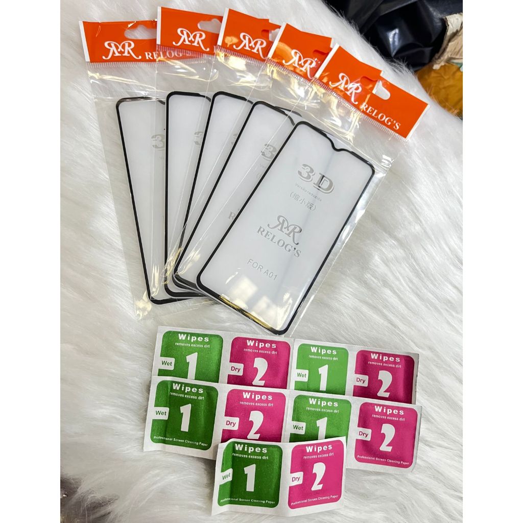 Kit Película De Vidro 3D Para Samsung A01 A02 A02S A03 A03S A03CORE A04 A34 A12 A14 A15 muito ...