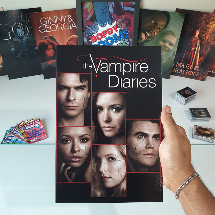 The Vampire Diaries Placa decorativa mdf quadro decoração presente ...
