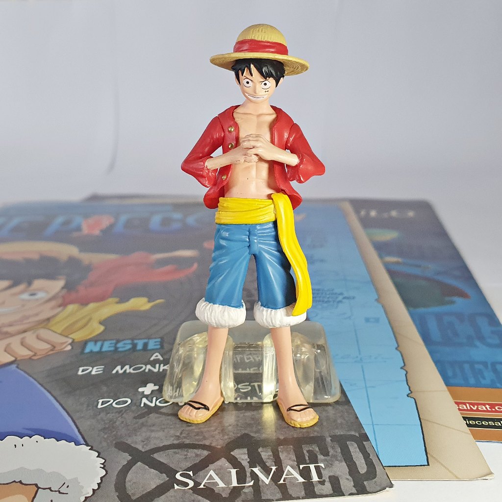Miniatura Luffy #1 - da Coleção Oficial One Piece (8,5cm) + revista ...