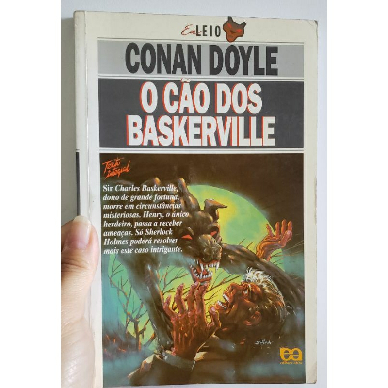 Livro O Cão dos Baskerville - Arthur Conan Doyle | Shopee Brasil