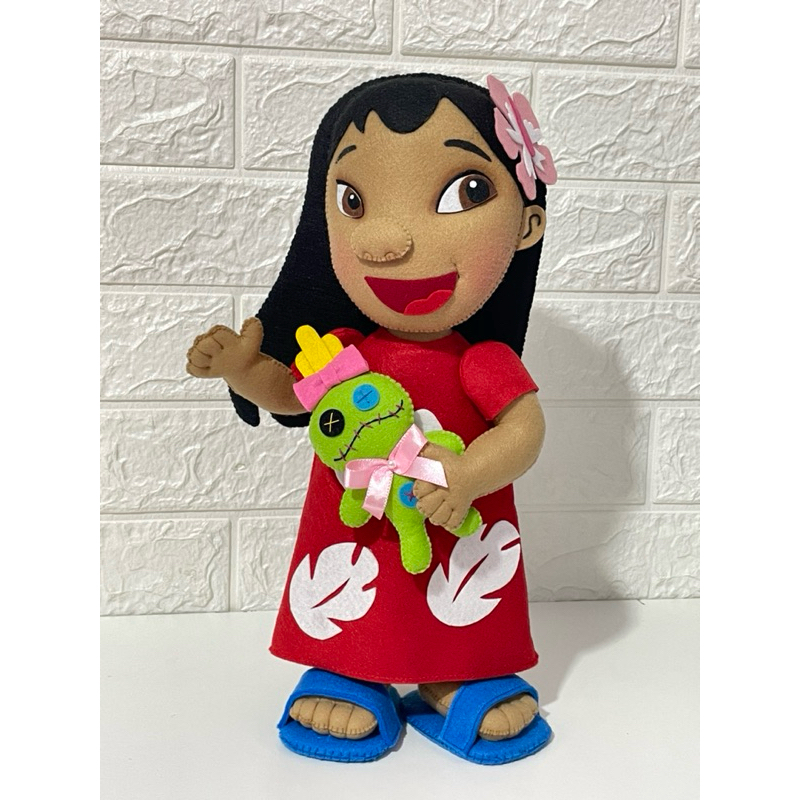Boneca Lilo feltro | Shopee Brasil