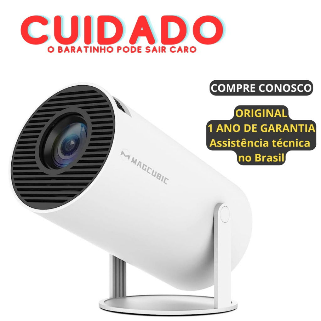 Projetor 4K HD Lançamento 150 Polegadas Celular, Tv B0x, Xbox, PS, Pc ...