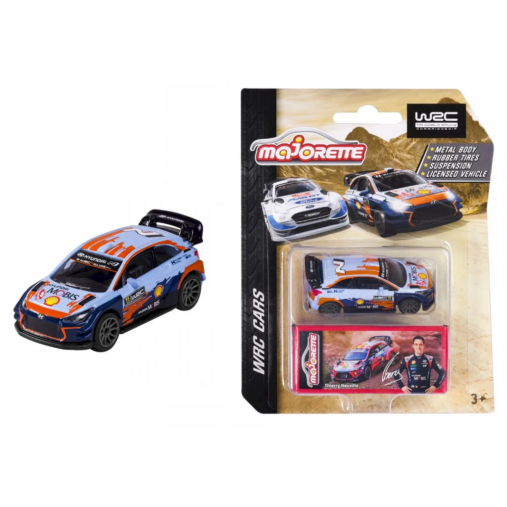 Miniatura Majorette Hyundai i20 Coupe WRC Rally 1:64 | Shopee Brasil