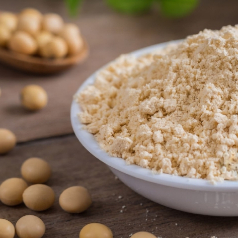 Leite de soja em pó (extrato de soja) sem lactose 1kg Sabor natural ...