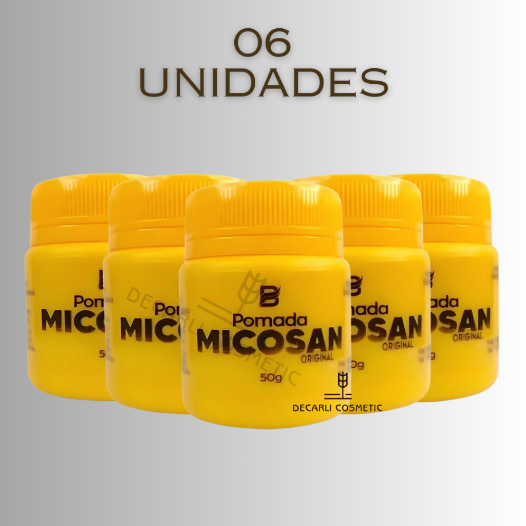 6 UN Pomada Micosan Original - Para Micoses e Clareador de Manchas 50g ...