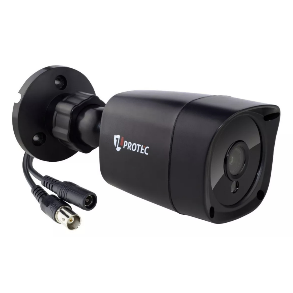 Câmera de Segurança Bullet Digital Jl Protec Jl 9020 Black 2mp Ir 20m ...