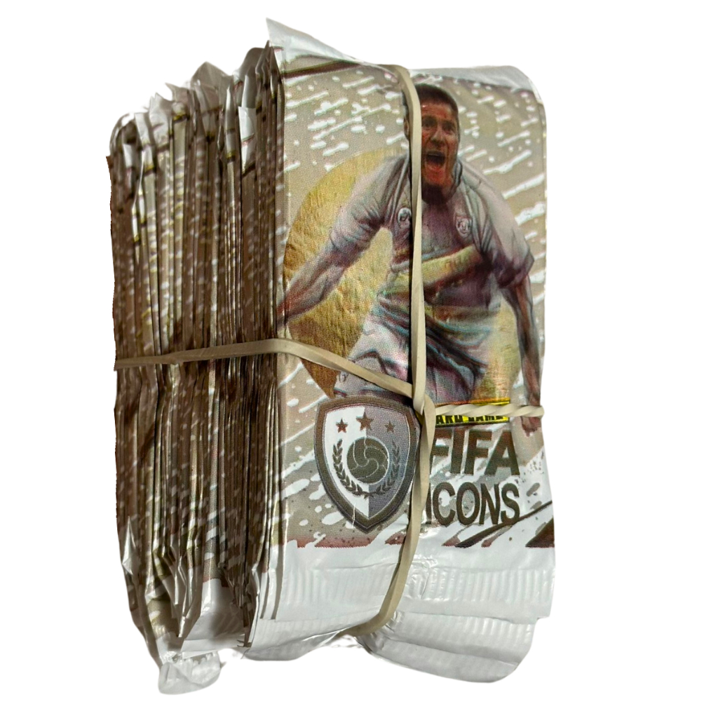 Kit 200 Cards Figurinhas FIFA ICONS 50 Pacotinhos Jogadores Lendas Do ...