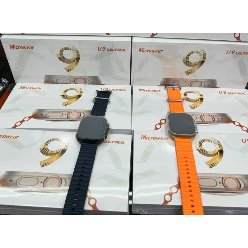 Smartwatch Original U9 Ultra Série 9 Bússola 49mm NFC GPS Esportivo ...