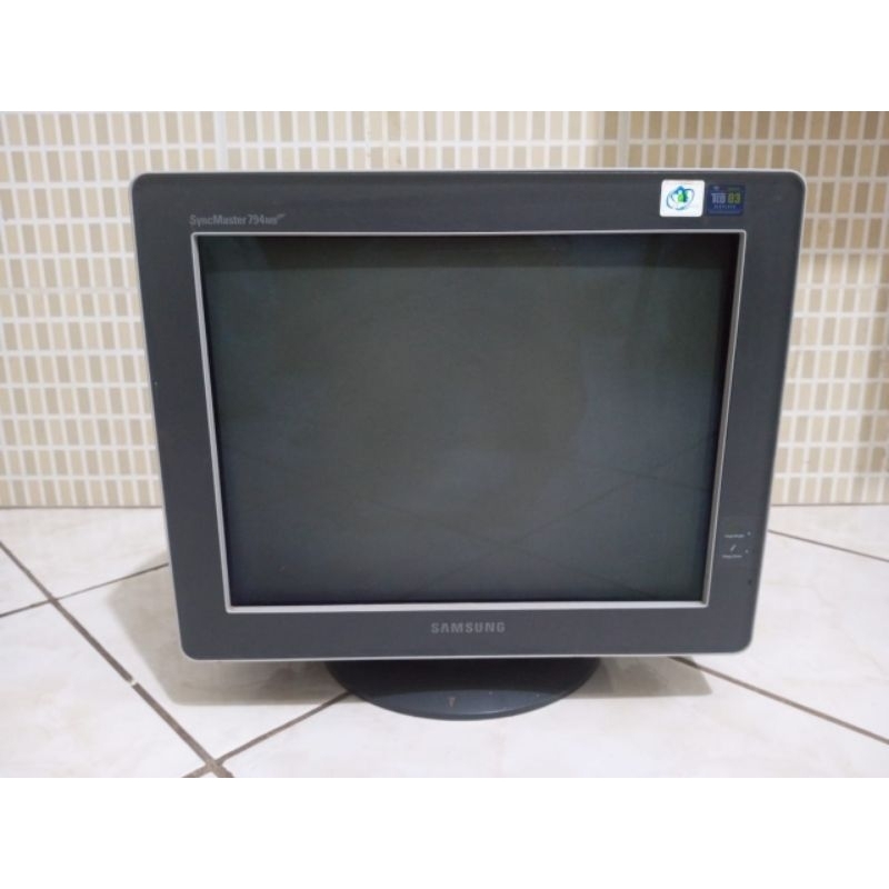 Monitor antigo crt Samsung tela plana | Shopee Brasil