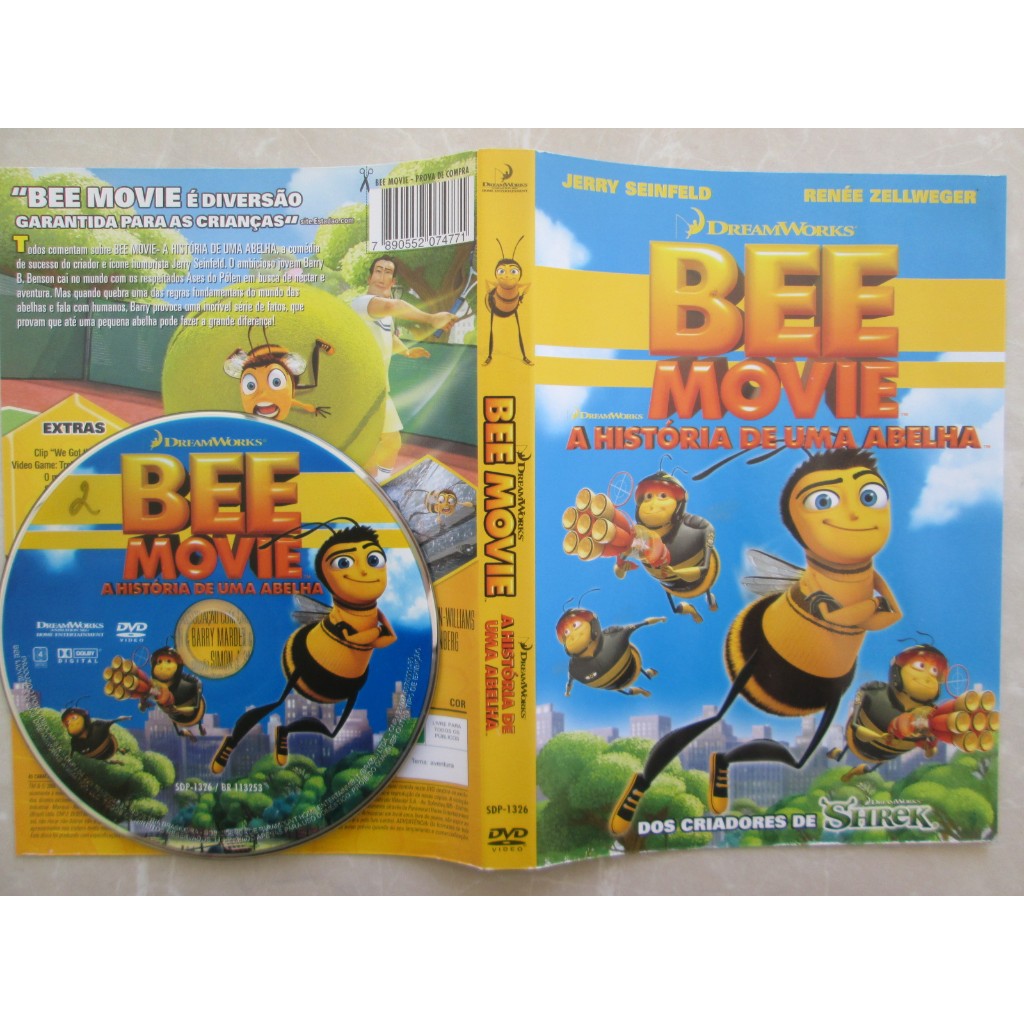 DVD - BEE MOVIE / A História De Uma Abelha / Dos Criadores De SHEREK ...