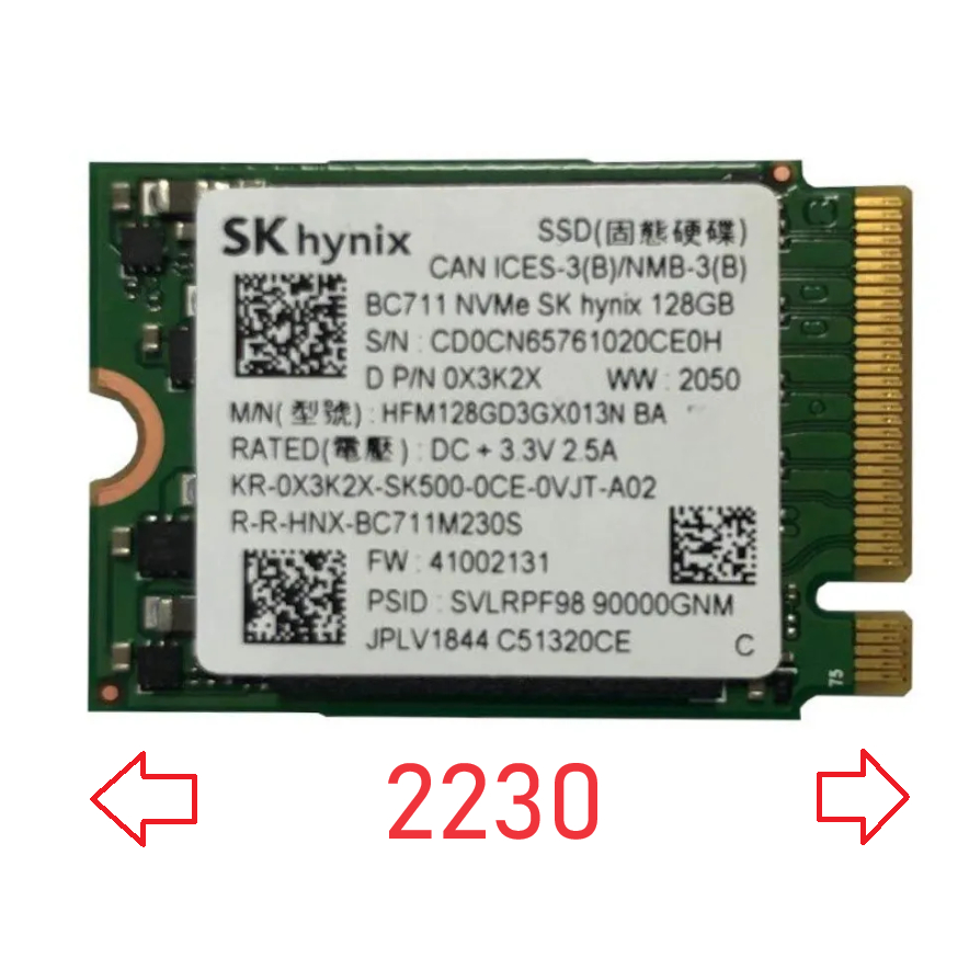 SSD Sk Hynix 128gb BC711 m.2 2230 nvme | Shopee Brasil