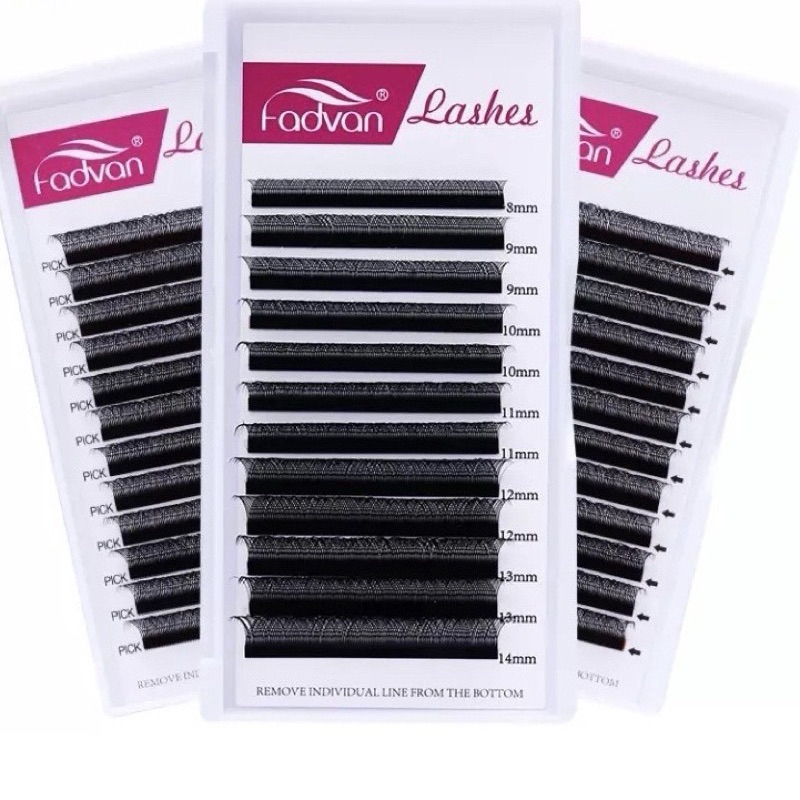 (Kit 5 caixas) Fadvan 5D W Volume Egípcio / extensão de cilios ...