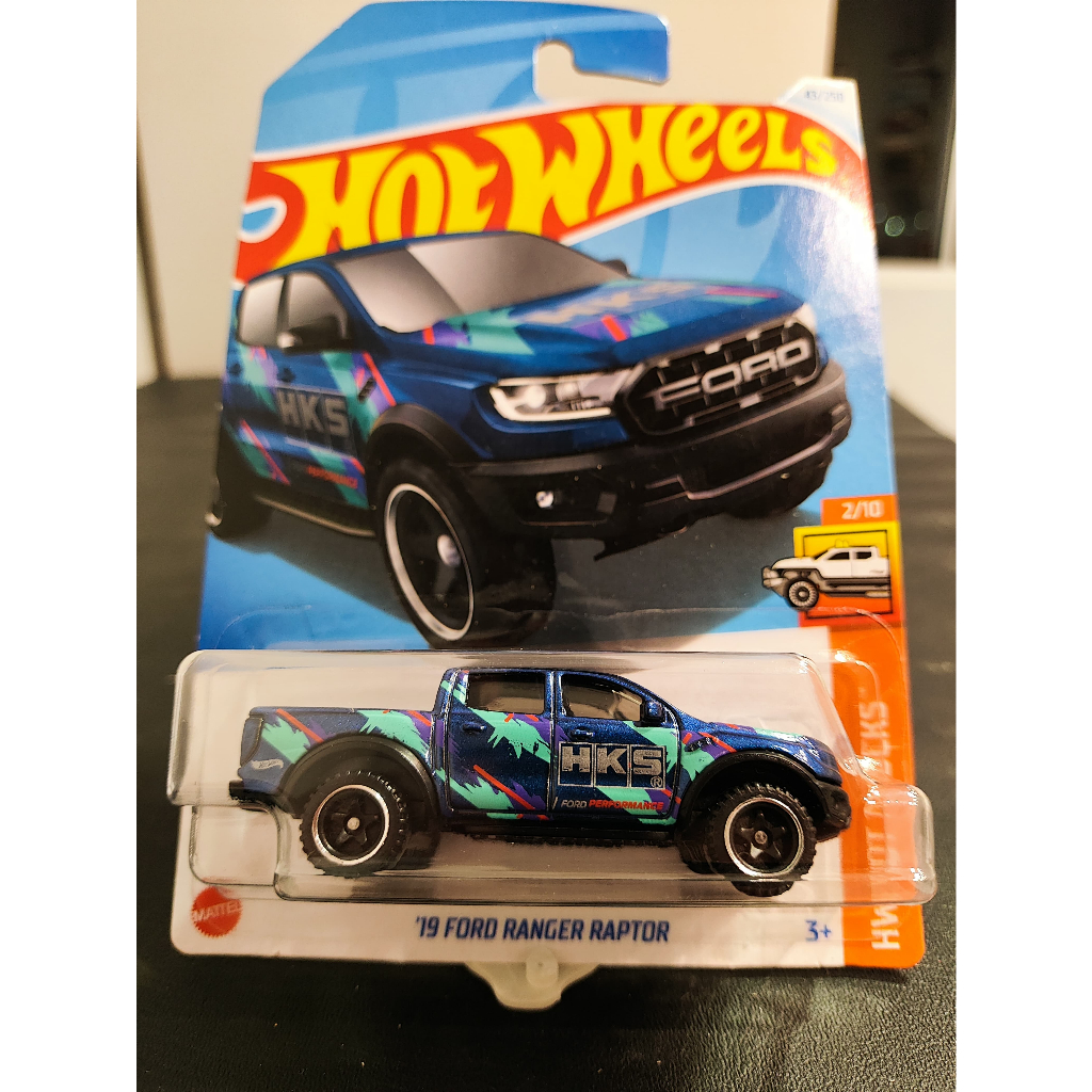 Miniatura Hot Wheels '19 Ford Ranger Raptor HKS | Shopee Brasil