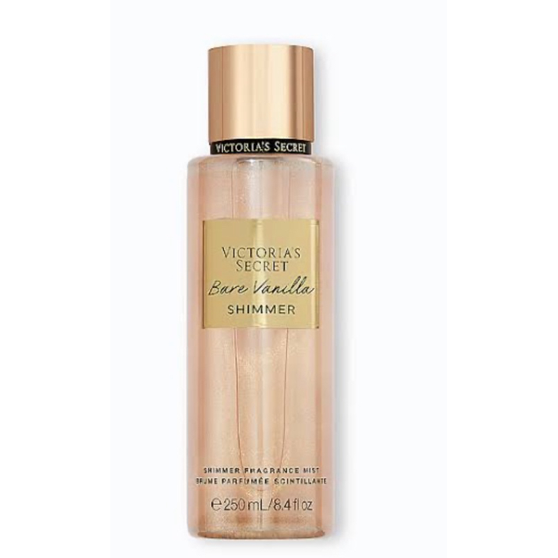 body Splash bare vanilla shimmer Victorias secrets | Shopee Brasil