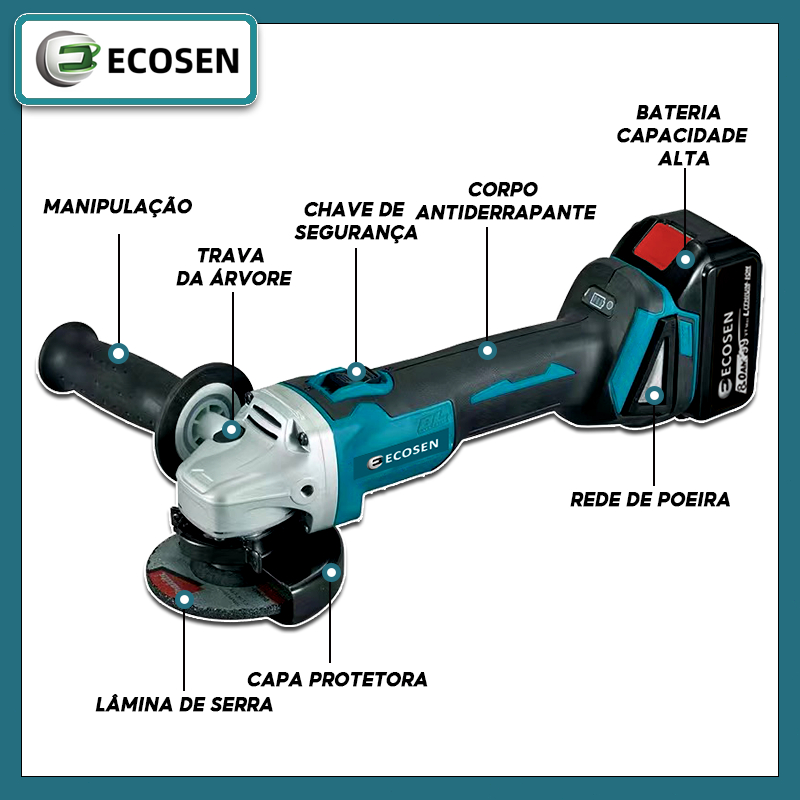 Esmerilhadeira manual Esmerilhadeira angular / Mini bateria ...