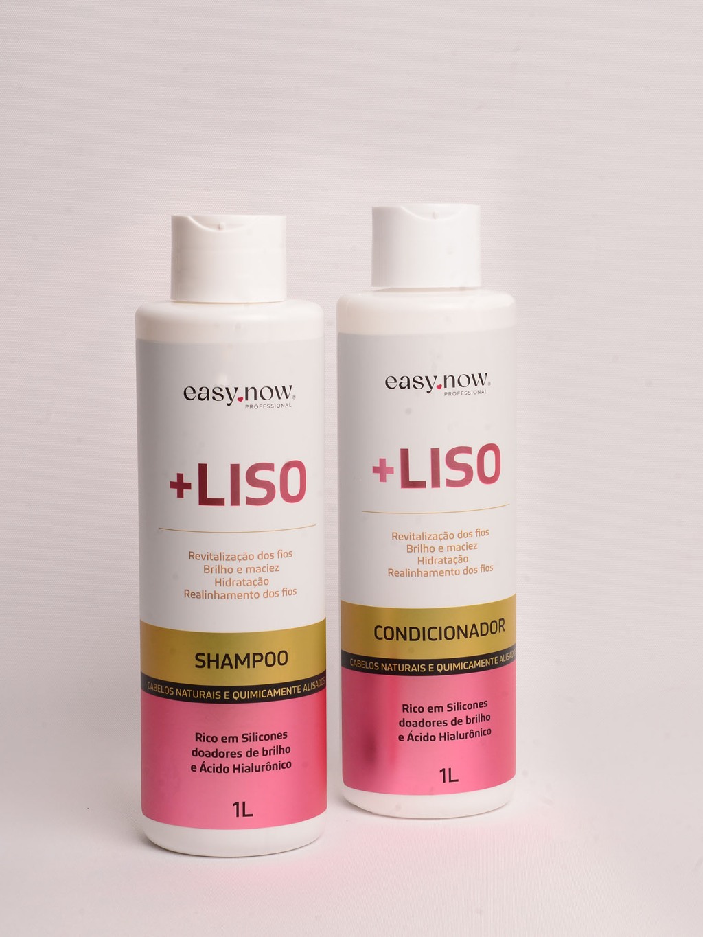 KIT Shampoo + Condicionador +LISO EASY NOW 2L | Shopee Brasil