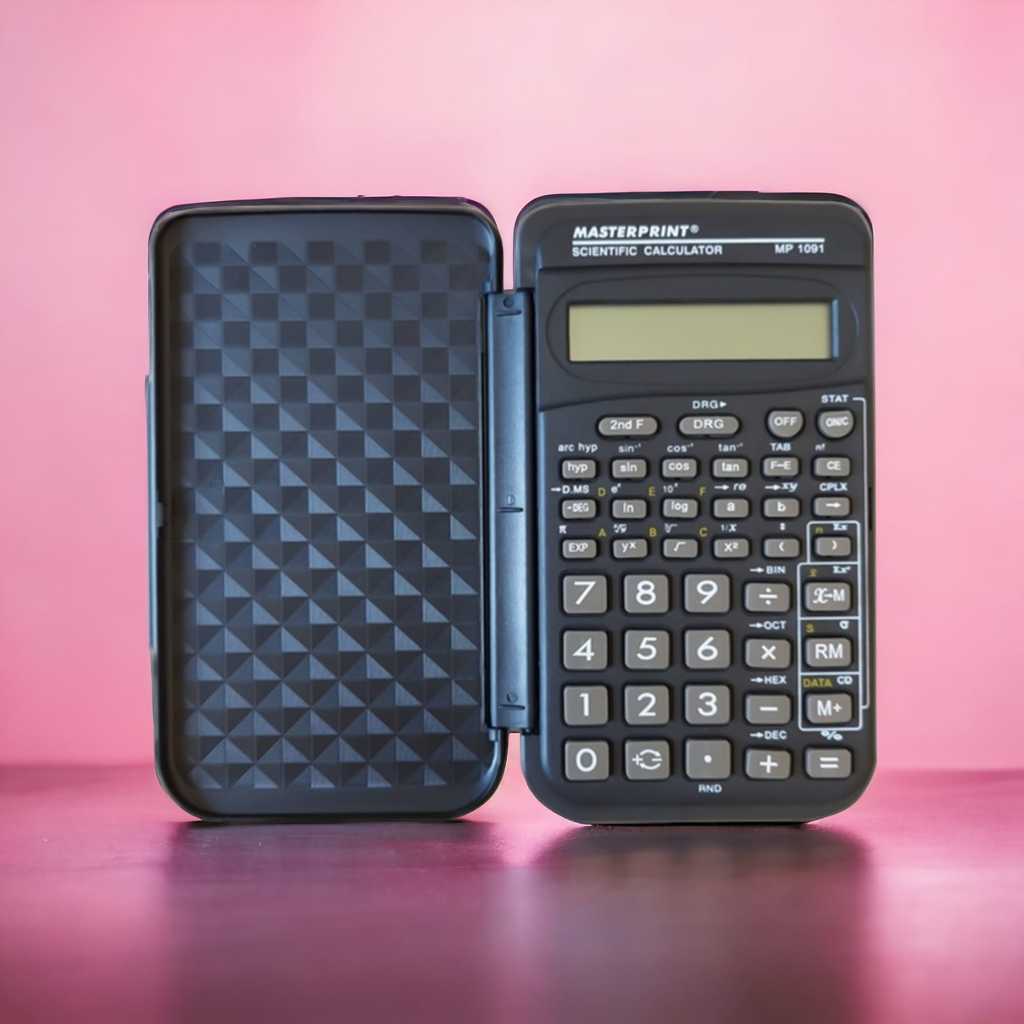 Calculadora Científica Com Capa Protetora 10 Dígitos - Masterprint ...