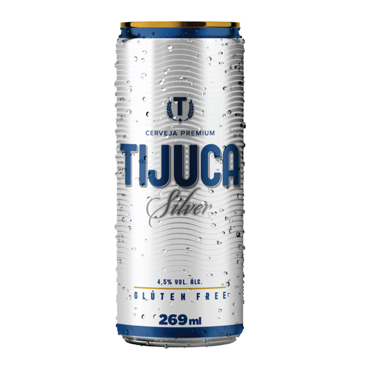 Cerveja Tijuca Silver Lata 269ml | Shopee Brasil