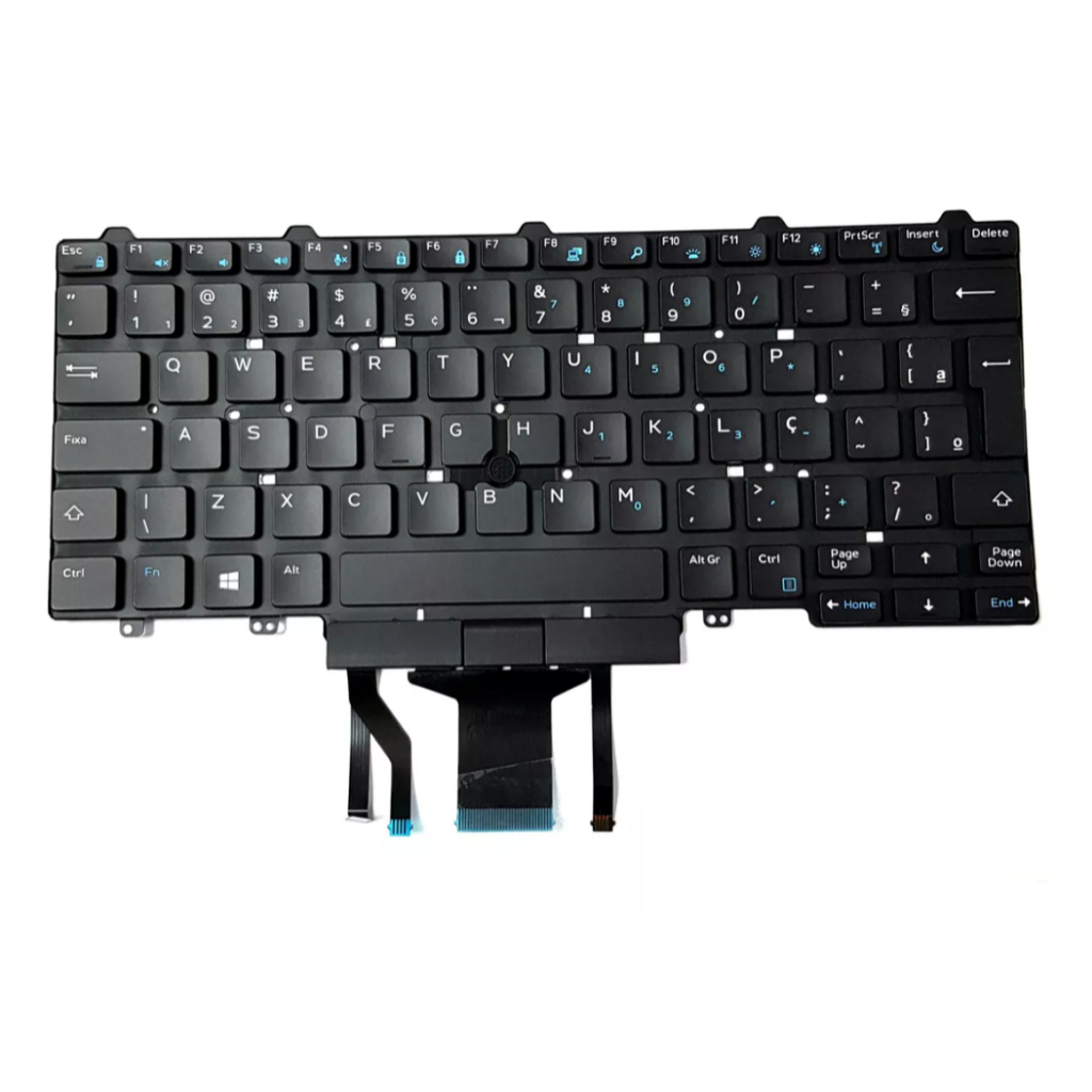 Teclado Notebook Dell Latitude 5480 5490 Abnt 2 | Shopee Brasil
