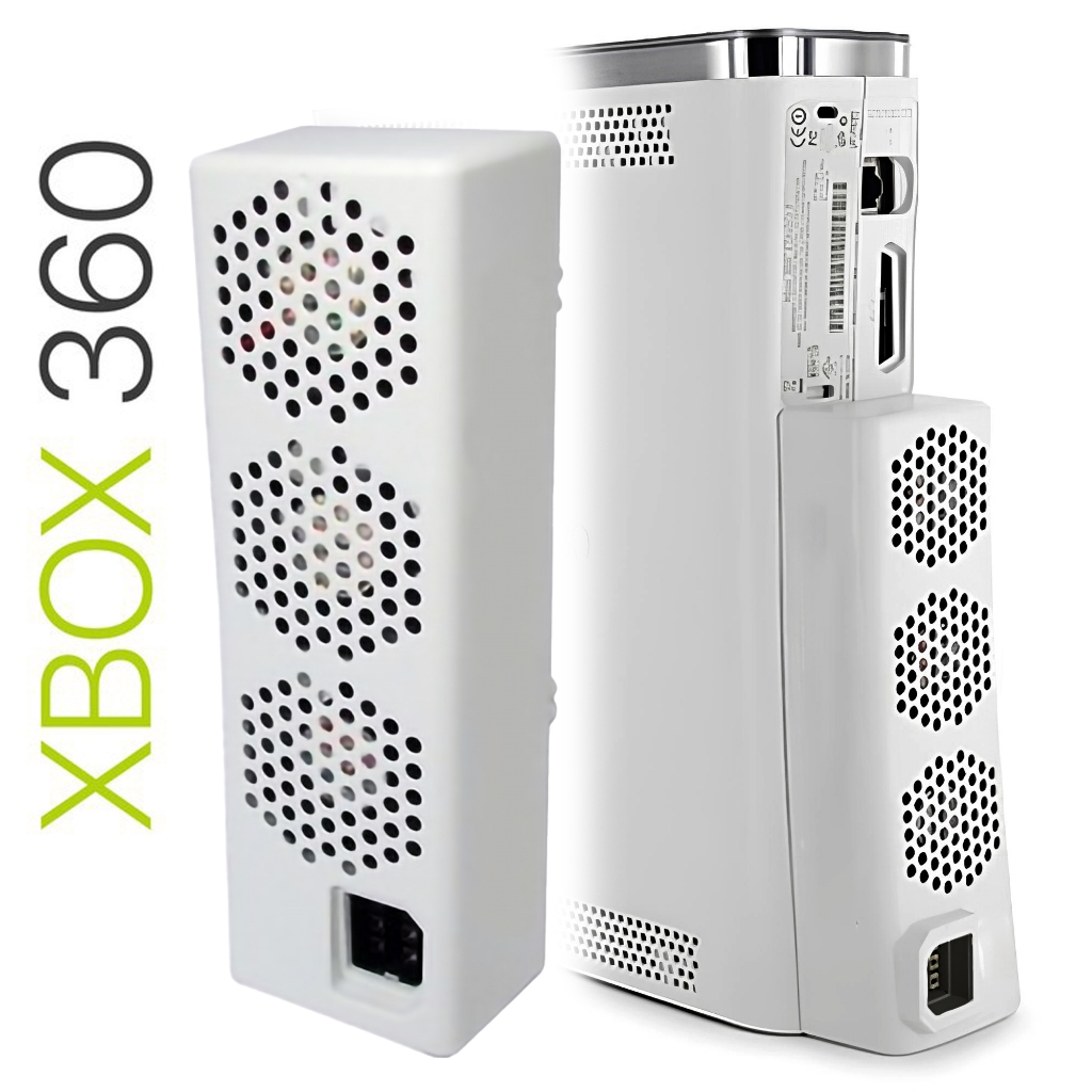 Cooler Fan 3 Ventoinhas Para XBox 360 Fat Externo Refrigeração | Shopee ...