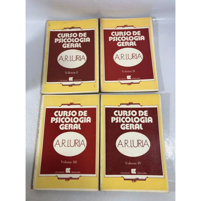 Livros Curso De Psicologia Geral 4 Volumes A. R. Luria Civilização ...