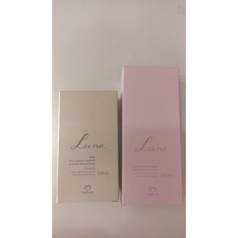 Desodorante em Spray Luna 100 ml + Refil Luna 100 ml | Shopee Brasil
