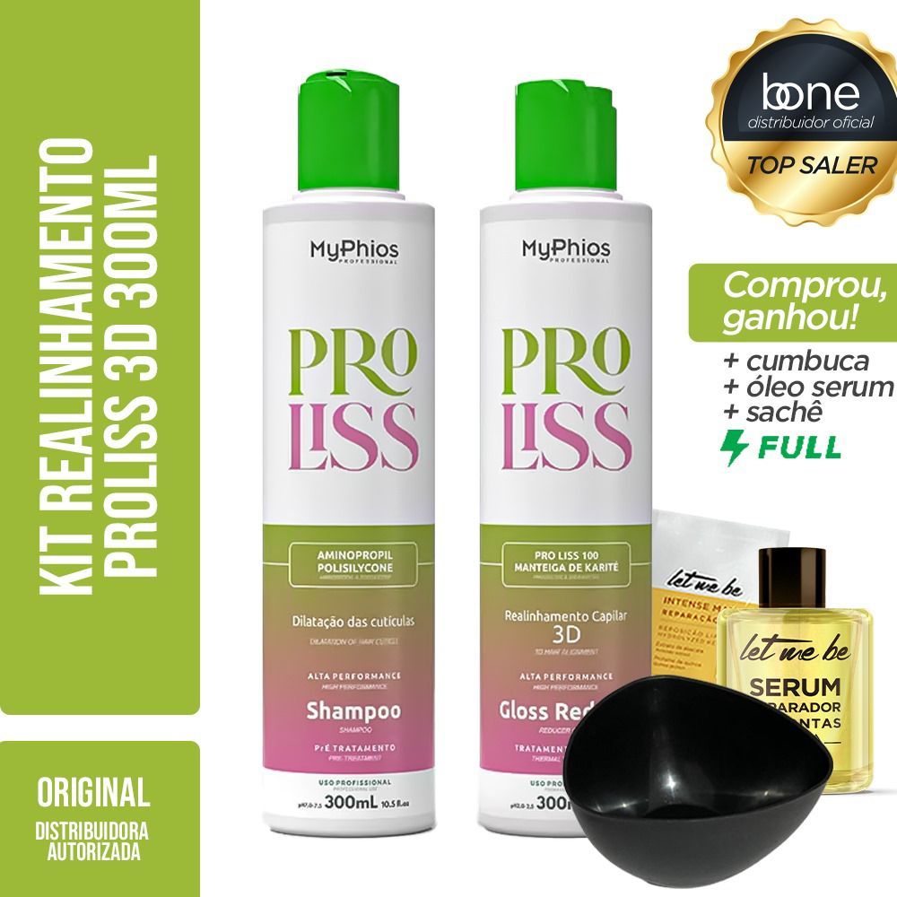 My Phios Pro Liss Progressiva Sem Formol 2 X 300ml | Shopee Brasil