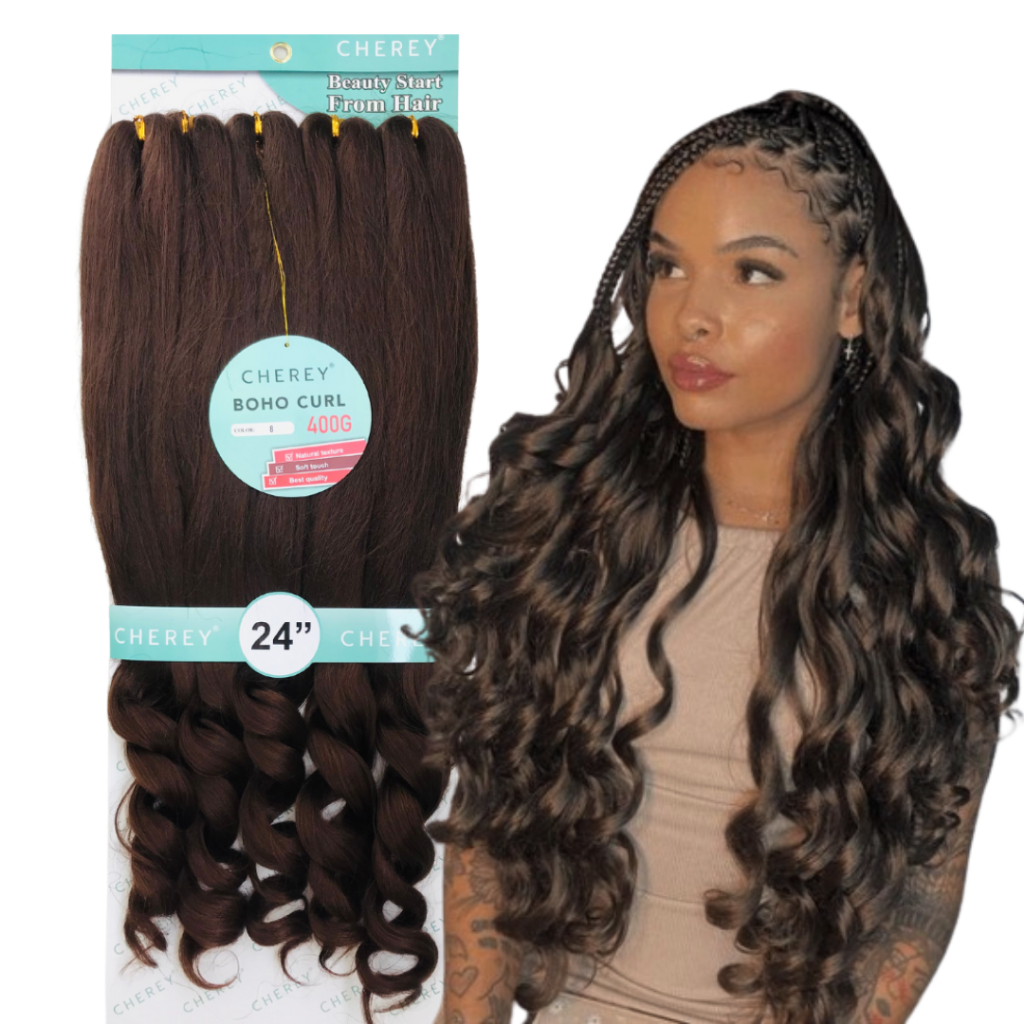 Cabelo Jumbo Boho Curl Tranças Original Cherey 400g | Shopee Brasil