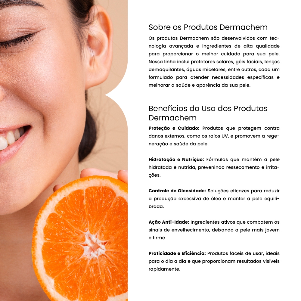 Gel Esfoliante Facial Vitamina C 100ml Dermachem | Shopee Brasil