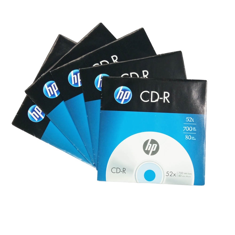 Disco CD-R HP Mídia Física Gravável Embalagem Original Lacrado Pacote ...