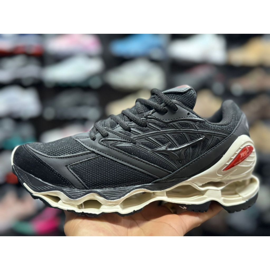 tenis mizuno wave prophecy ls preto | Shopee Brasil