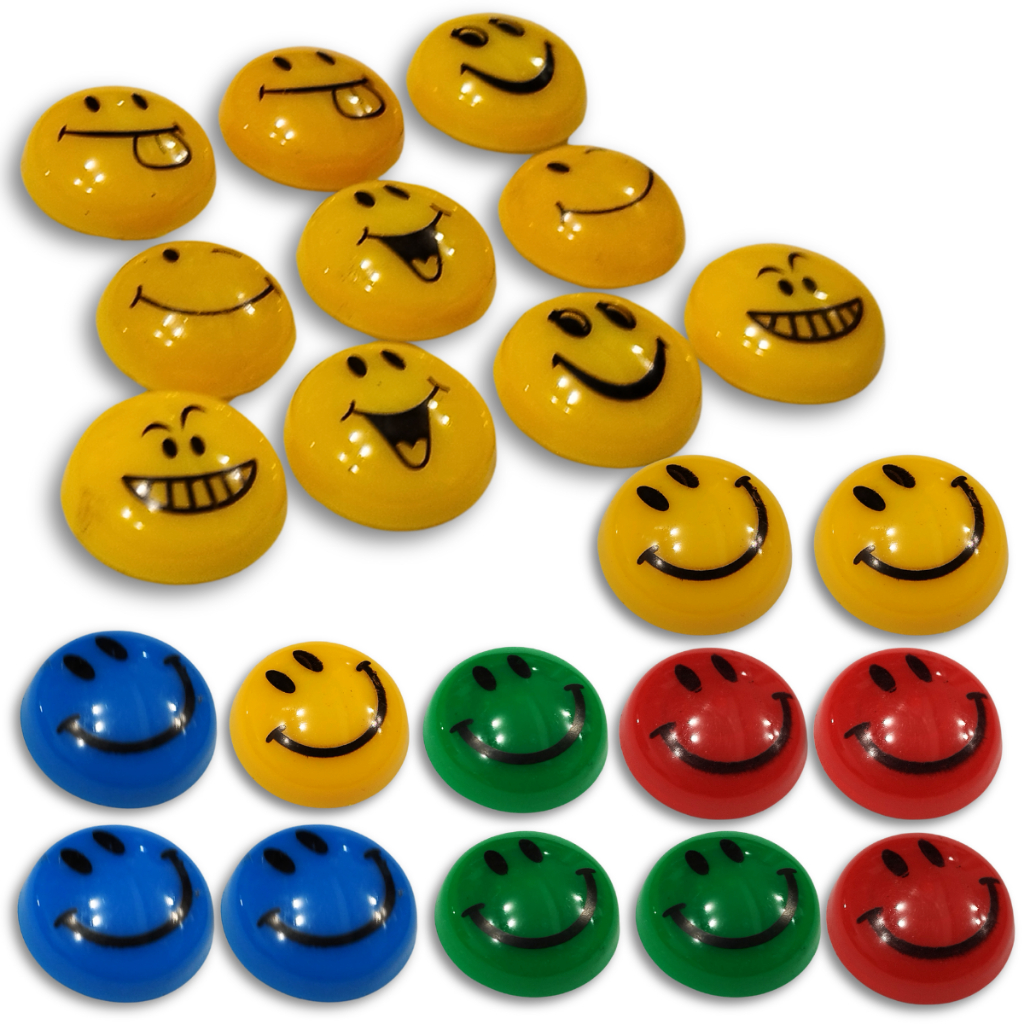 Imã De Geladeira Emoji Magnético Metálico Quadro Lousa Metal kit ...