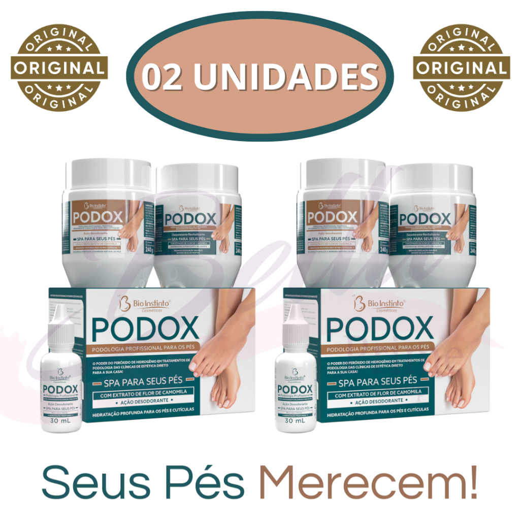 Podox - 02 Kits Podox Podologia Profissional com 03 itens cada | Shopee ...
