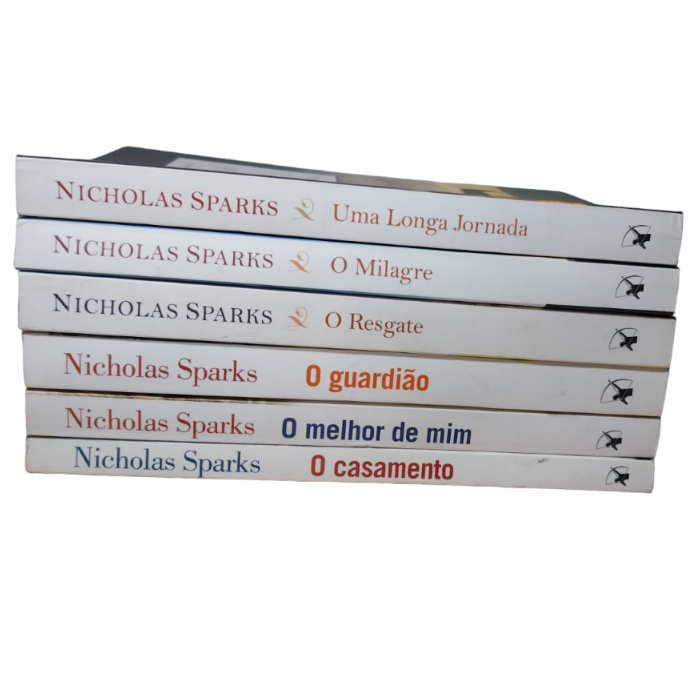 Box 6 Livros: Nicholas Sparks | Shopee Brasil
