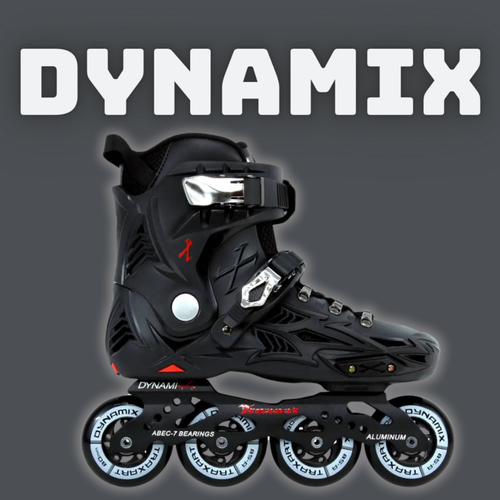 Patins Hardboot Inline Urban Freestyle Traxart Dynamix Abec 7 Preto ...