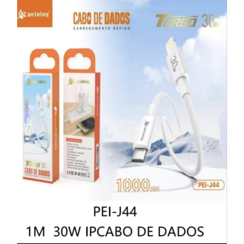 Cabo PEINING IPHONE TIPO-C - Dois Lados Para Cabo De Carga Rápida Cabo PEI-J44 | Shopee Brasil