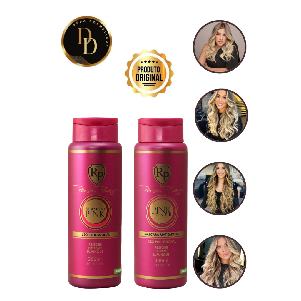 Kit Matizador Home Care Pink 300ml - Robson Peluquero | Shopee Brasil