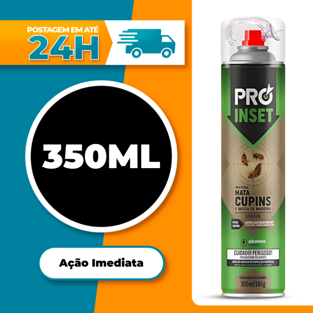 Mata Cupim Aerosol Incolor Baston 350ml | Shopee Brasil