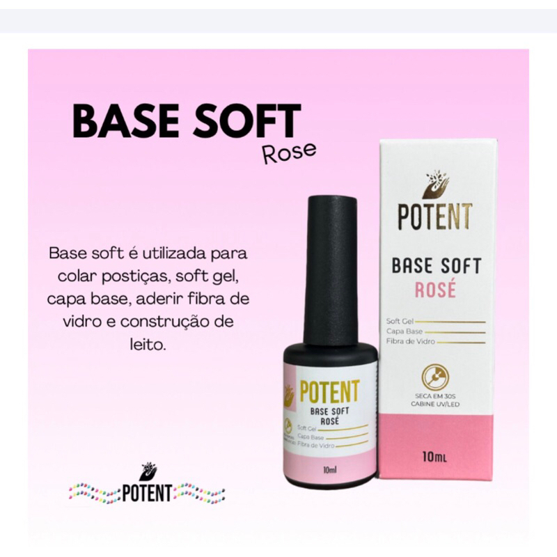 Base soft 10ml potent nails | Shopee Brasil