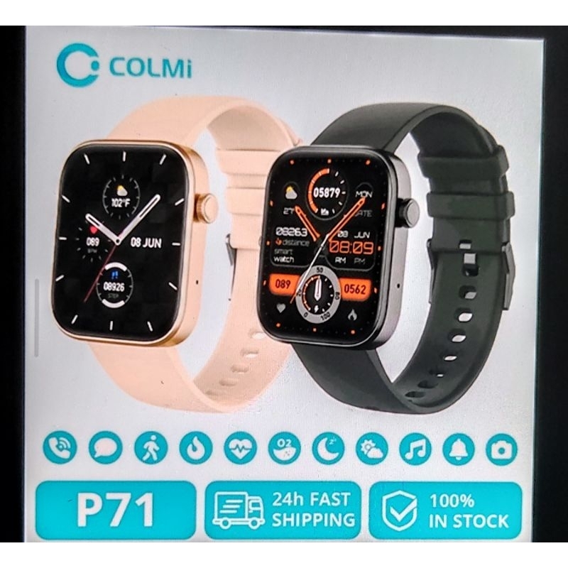 Smartwatch Relogio Inteligente COLMI P71 Original | Shopee Brasil