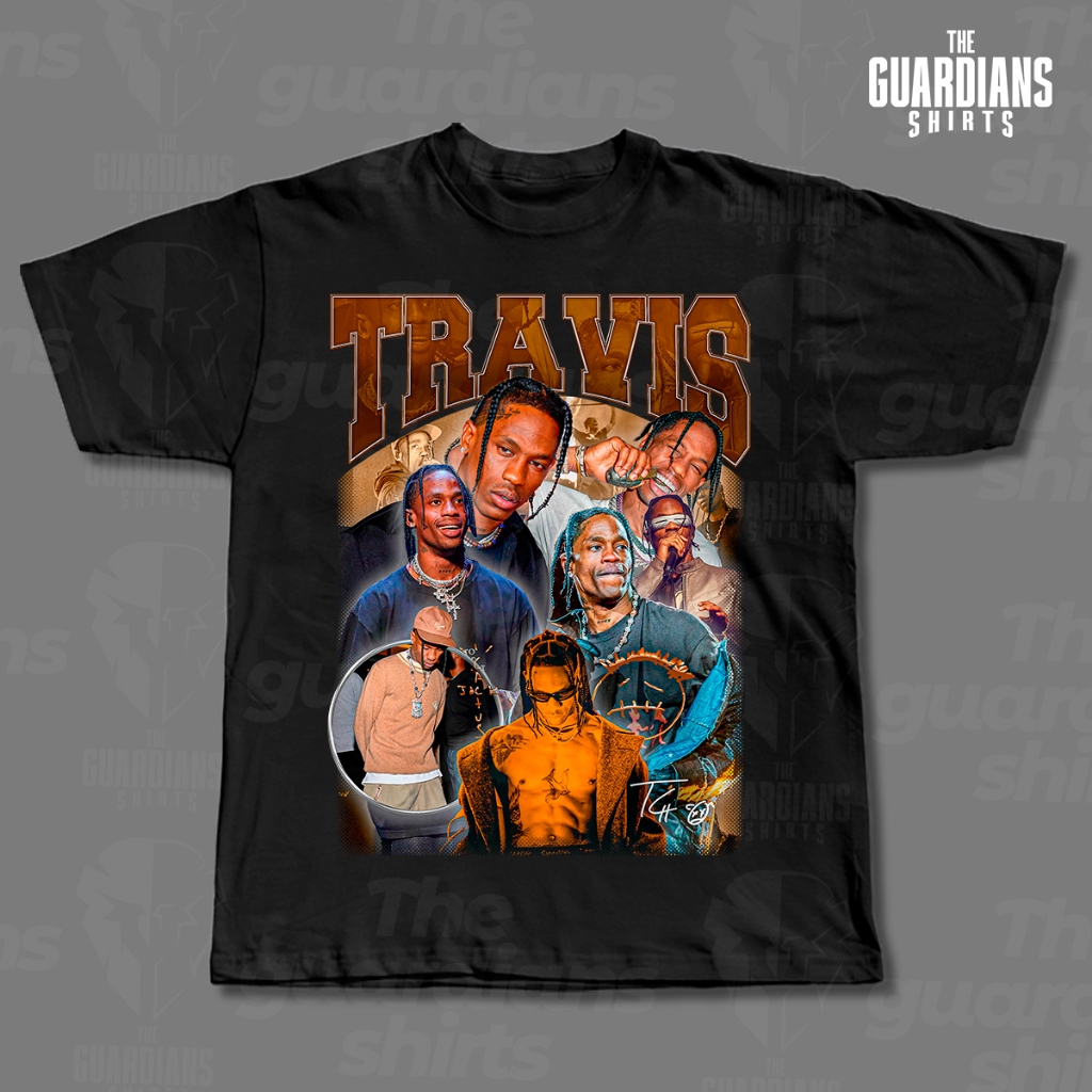 Camiseta Travis Scott Bootleg 100% Algodão | Shopee Brasil