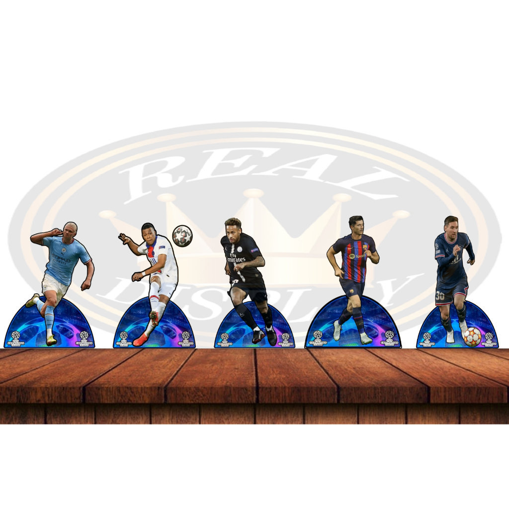 Futebol kit festa displays 5 peças | Shopee Brasil