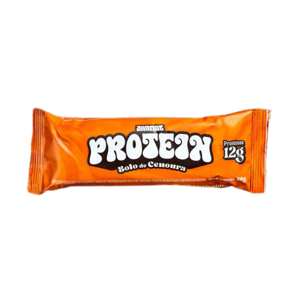 Barra de Proteína de Bolo de Cenoura Vegana Jhamal 50g | Shopee Brasil
