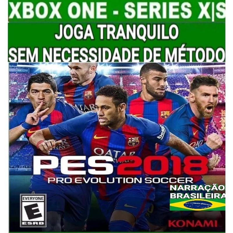 Pes 2018 Xbox One Xbox Series X|S Usar Livre de Métodos | Shopee Brasil