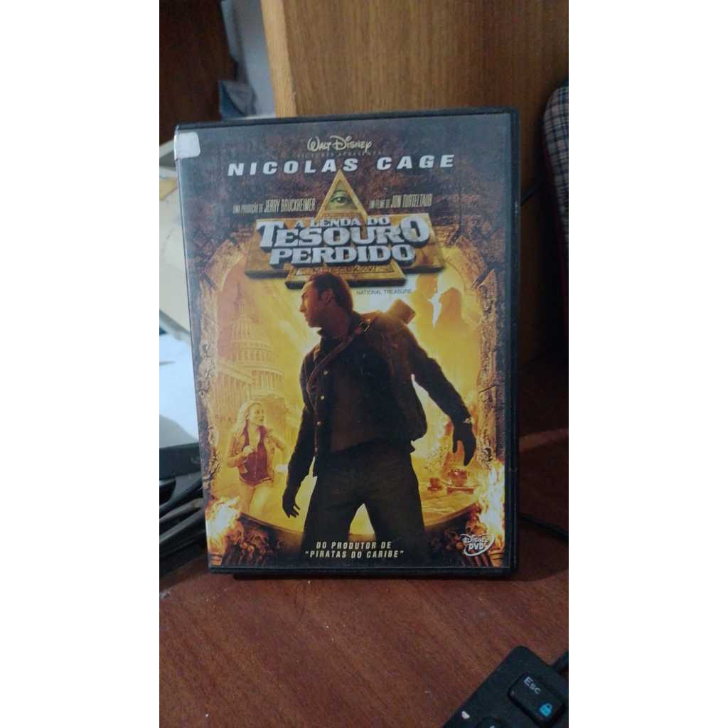 DVD a lenda do tesouro perdido.939 | Shopee Brasil