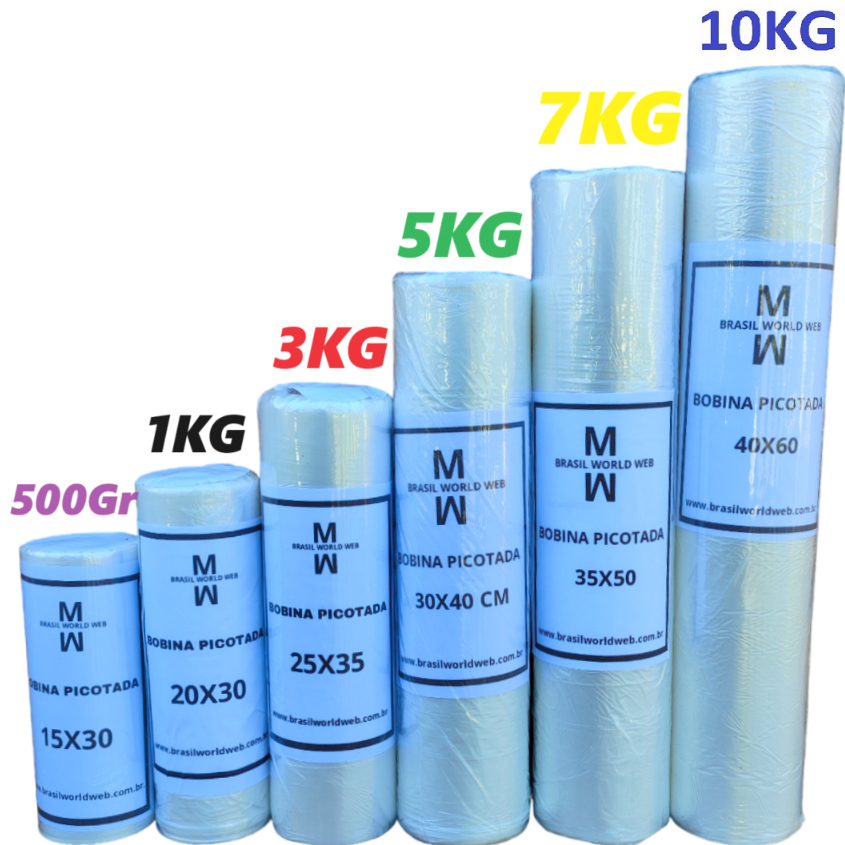 bobina de sacos plásticos picotada para alimentos freezer microondas ...