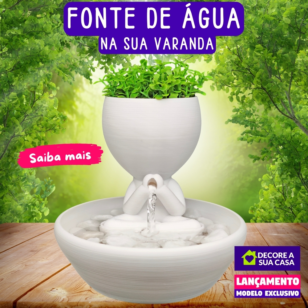 FONTE DE ÁGUA ZEN BIVOLT CASCATA DECORATIVA | Shopee Brasil